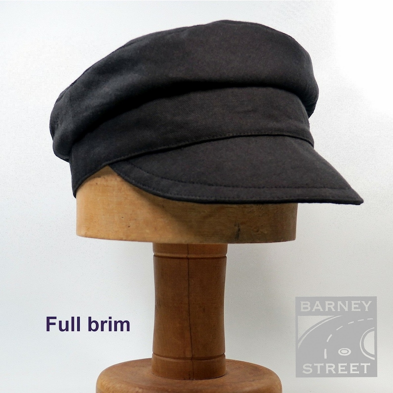 Fiddler on the Roof Hat Black Cotton Linen Tevye Fisherman - Etsy