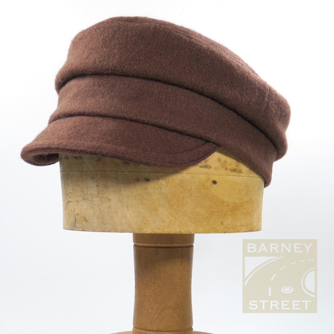 Fiddler on the Roof Hat Brown Wool Tevye Fisherman Cap - Etsy