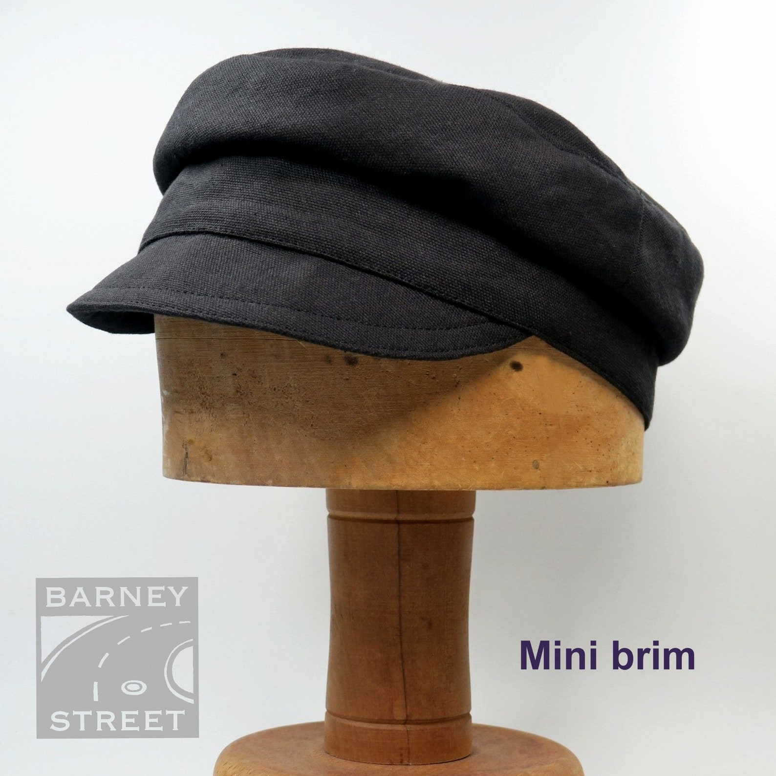 Fiddler on the Roof Hat Black Cotton Linen Tevye Fiddler Fisherman ...