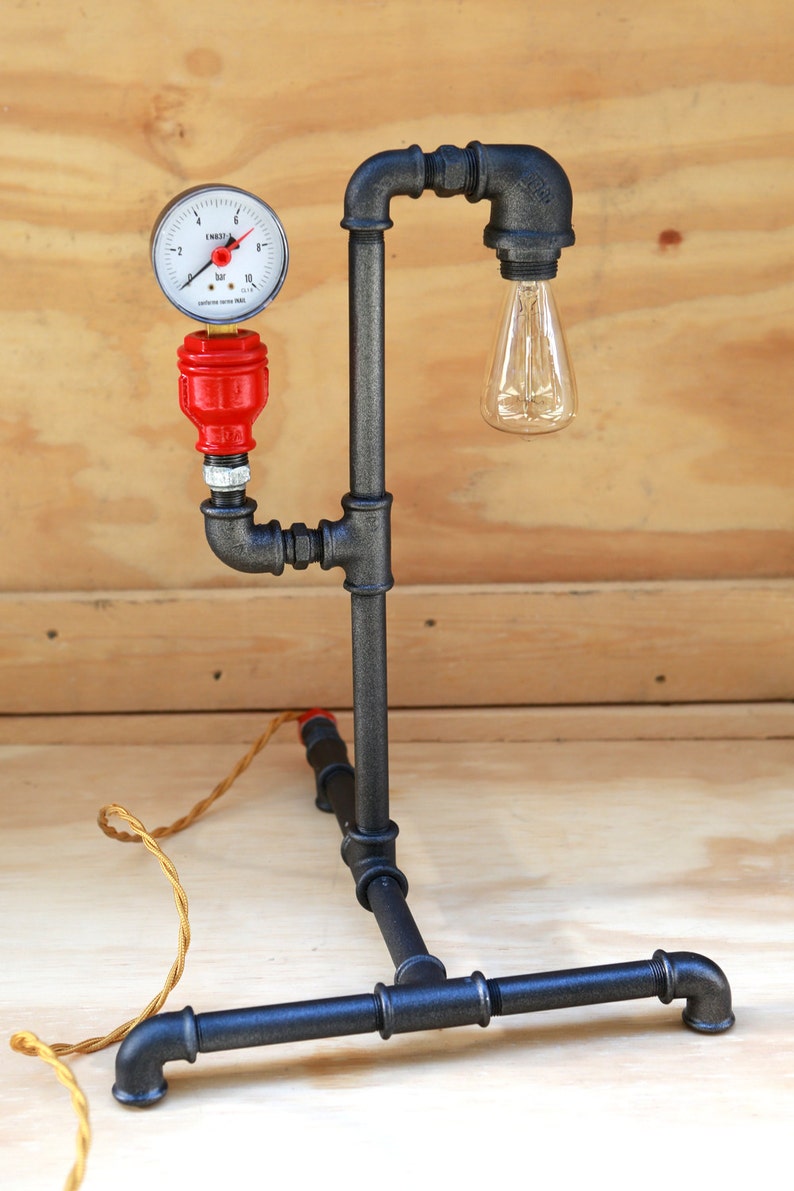 Steampunk Lamp With Manometer | Etsy