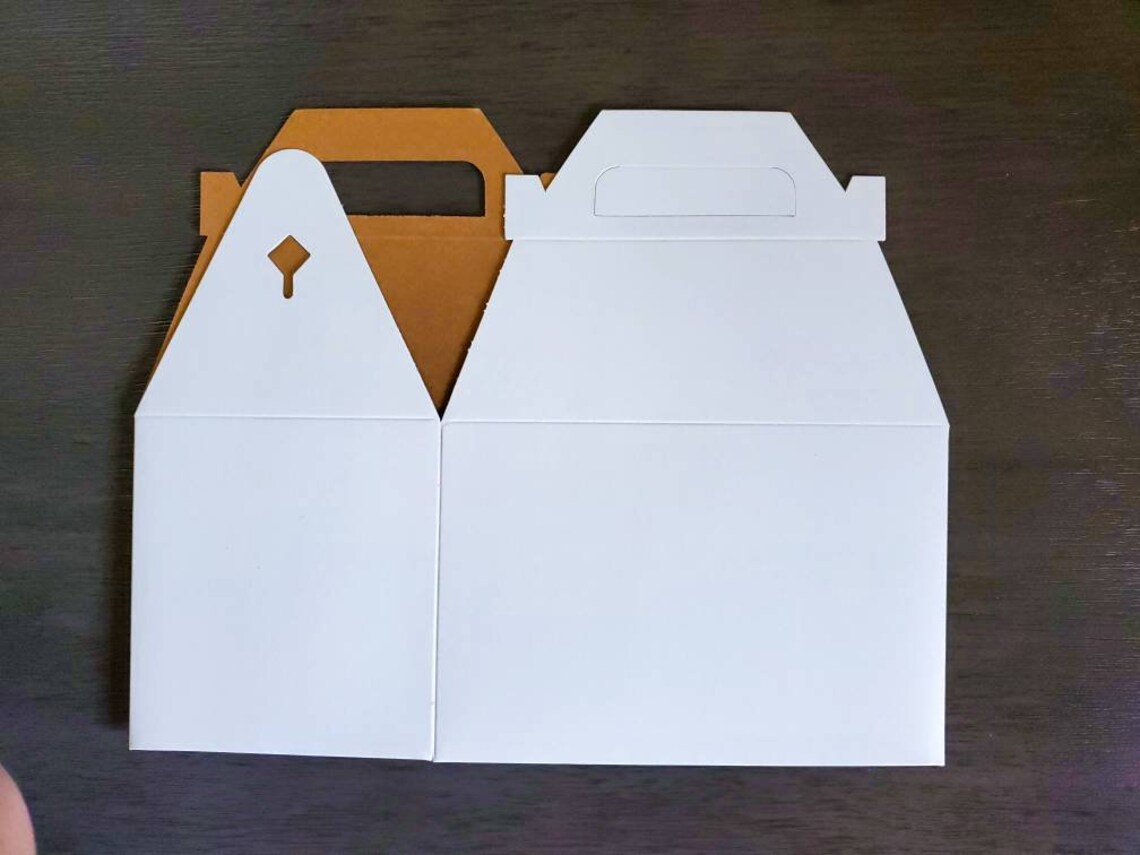 Happy Birthday Large Boxes Gable Box Large Gable Box Treat - Etsy