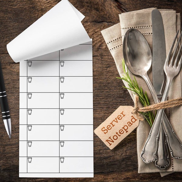 Server Book - Etsy