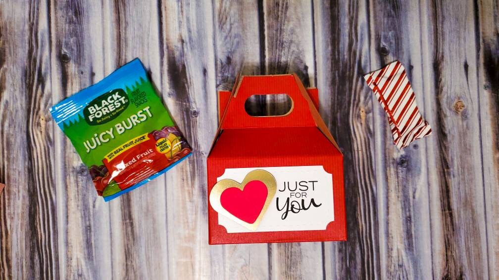 Valentine's Treat Boxes Valentine's Candy Box Heart - Etsy