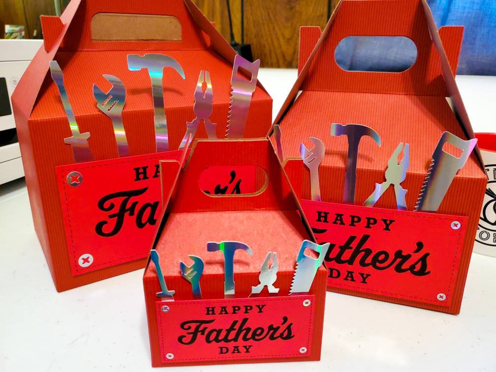 Small Tool Box Gift Box Fathers Day Gift Box Gift Bag - Etsy