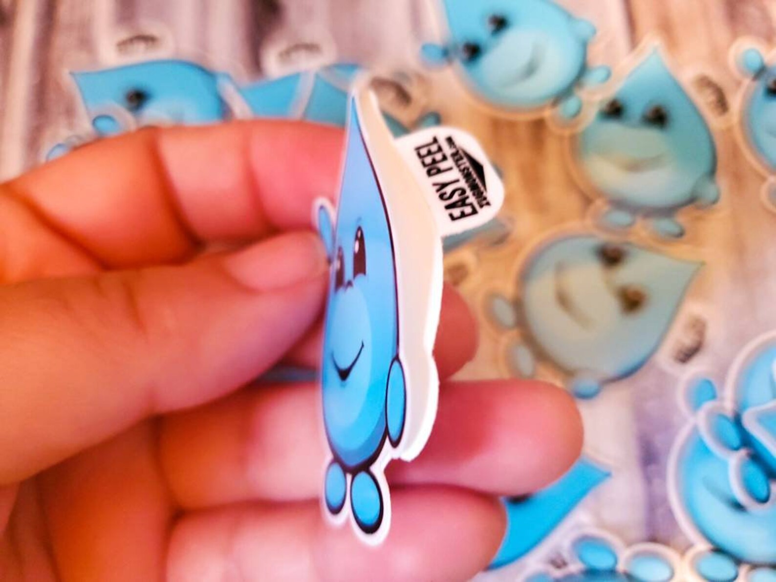 Water Drop Sticker 2.25 X 3 Hydro Sticker | Etsy