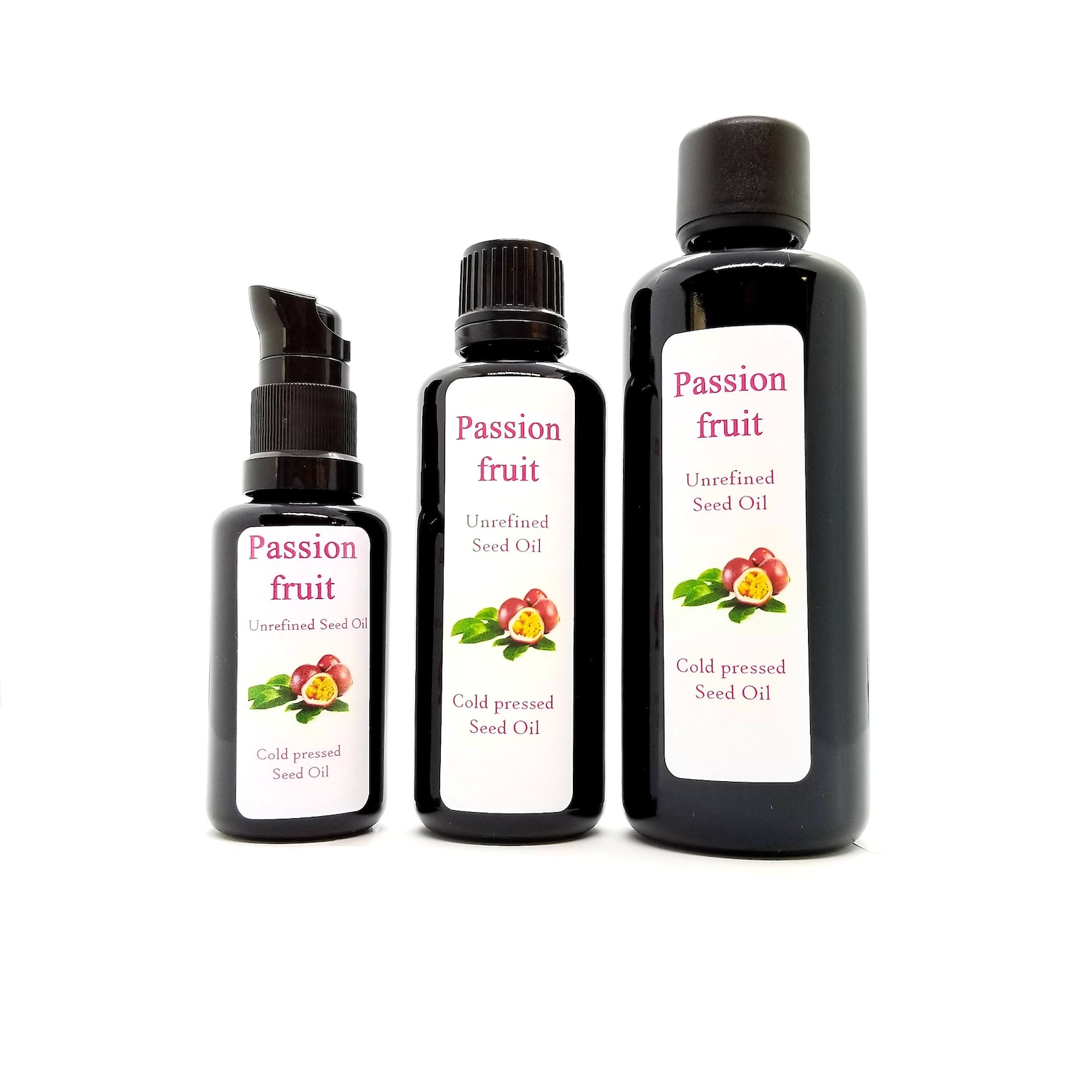 Organic Passion Fruit Seed Oil Unrefined Passiflora Edulis Moisturizing ...