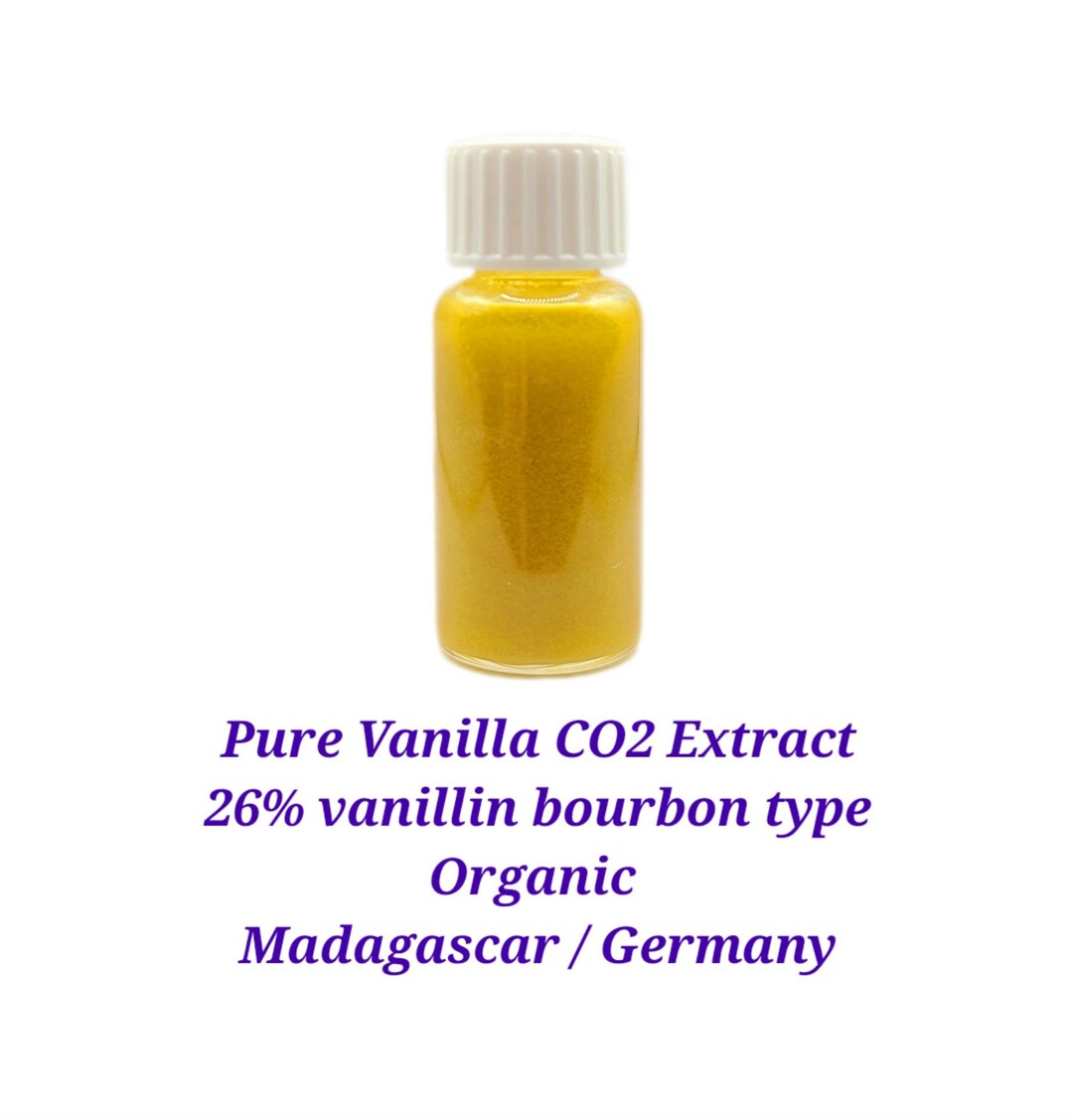 Vanilla CO2 Extract Organic 26% Vanillin Bourbon Type Madagascar ...