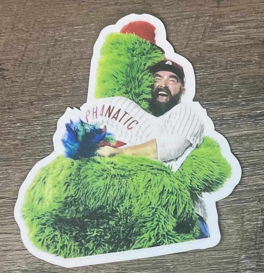 Philly Phanatic and Jason Kelce Sticker Decal- Philly Sports Team ...