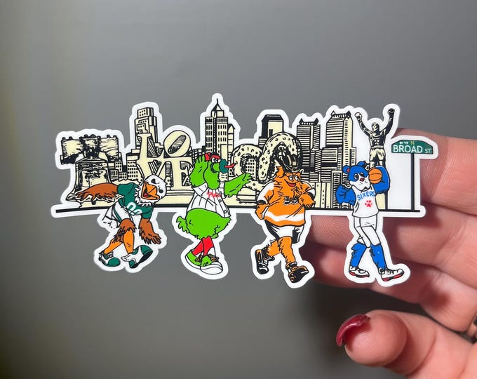 Philly Neighborhood Stickers - Etsy