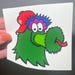 Philly Phanatic Sticker Decal- Philly Sports Team Sticker Philadelphia ...