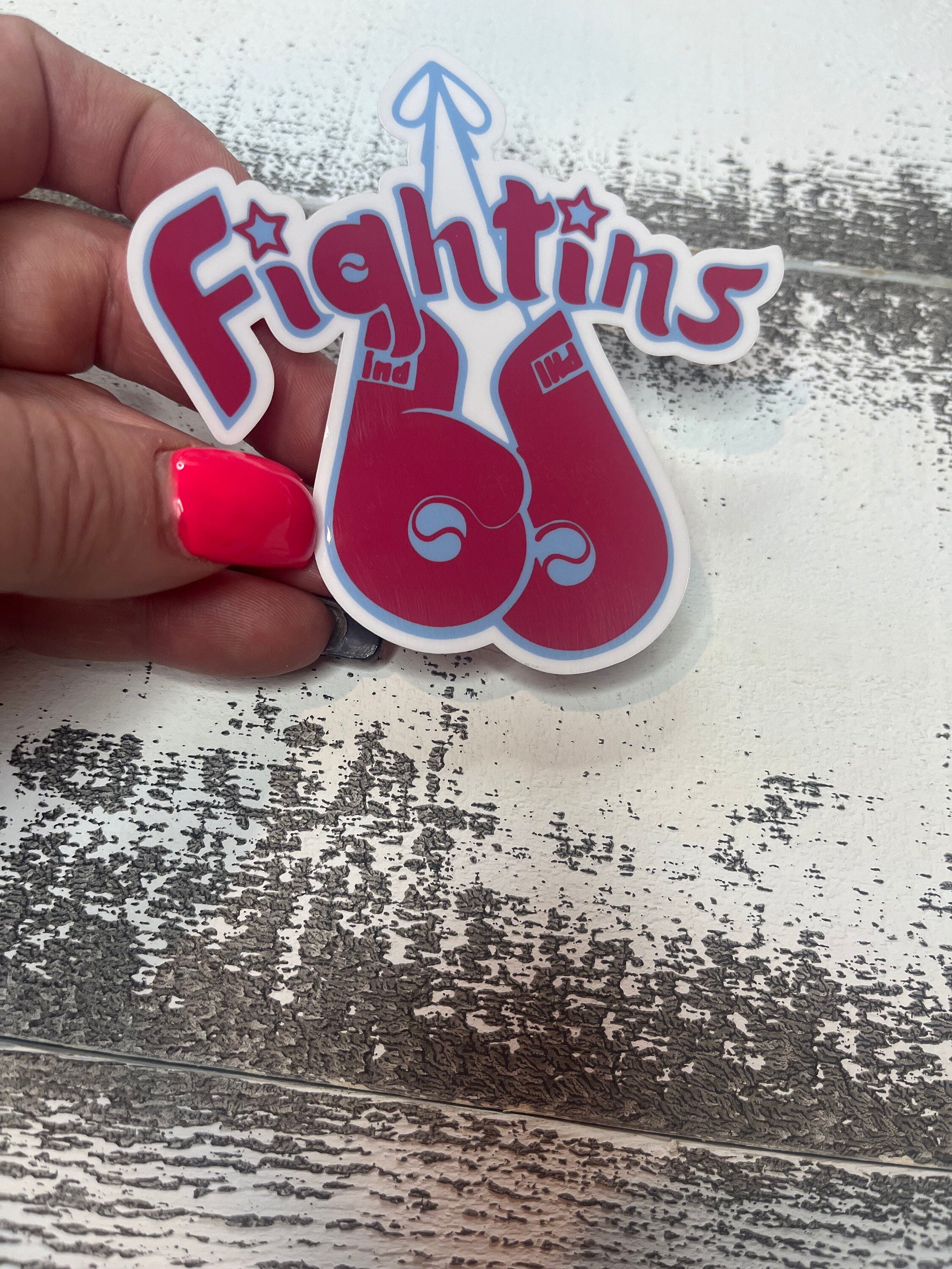Fightin Phillies Retro Sticker Decal Philly Sports Team Sticker ...