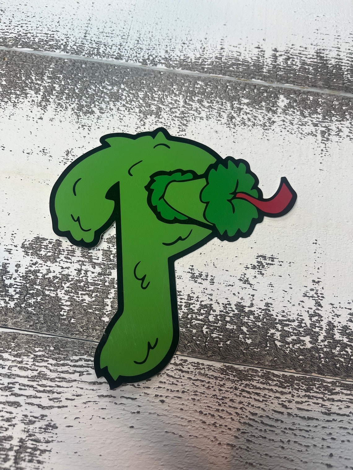 Philly Phanatic Phillies P Sticker Decal Philly Sports Team Sticker ...