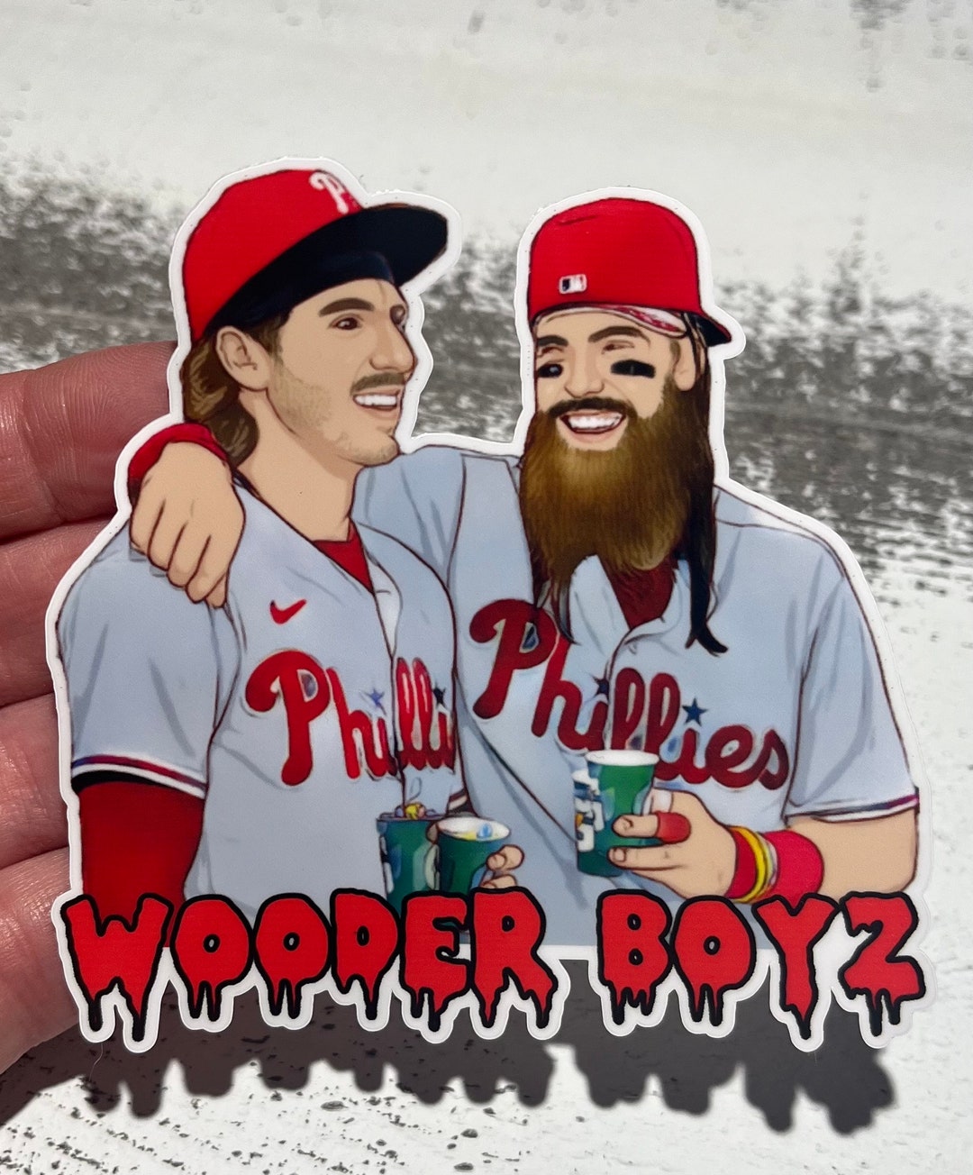 Phillies Wooder Boys Brandon Marsh Bryson Stott Sticker Decal- Philly ...