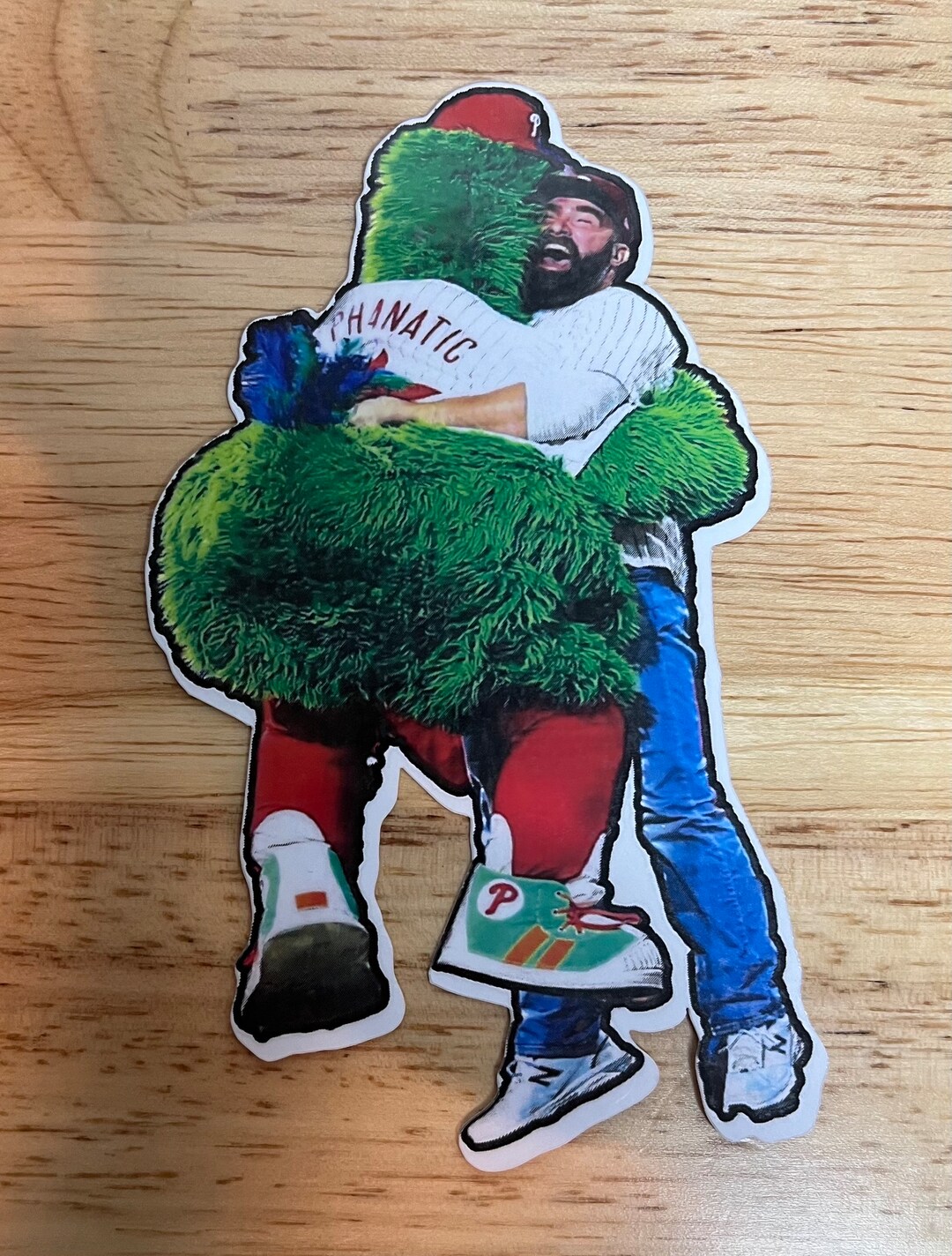 Philly Phanatic and Jason Kelce Sticker Decal Philly Sports - Etsy