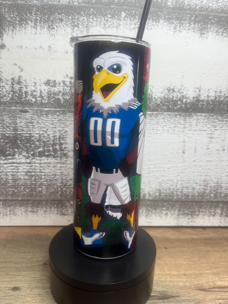 Philly Sports Tumbler Phillies, Eagles, 76ers and Flyers 20oz Skinny ...