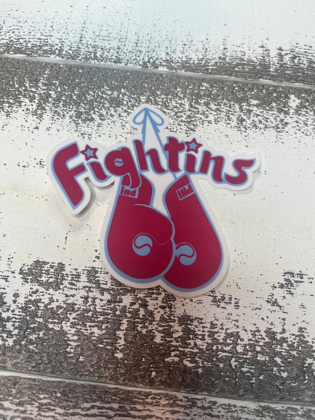 Fightin Phillies Retro Sticker Decal- Philly Sports Team Sticker ...
