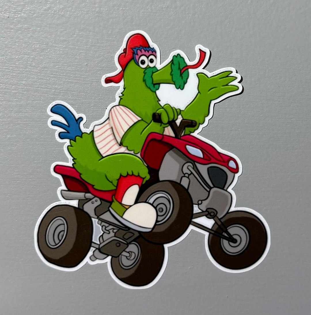 Philly Phanatic on 4wheeler Sticker Decal - Etsy