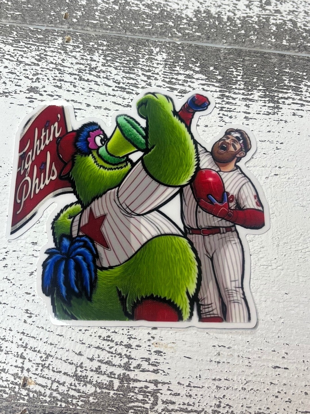 Bryce Harper and Philly Phanatic Sticker Decal- Philly Sports Team ...