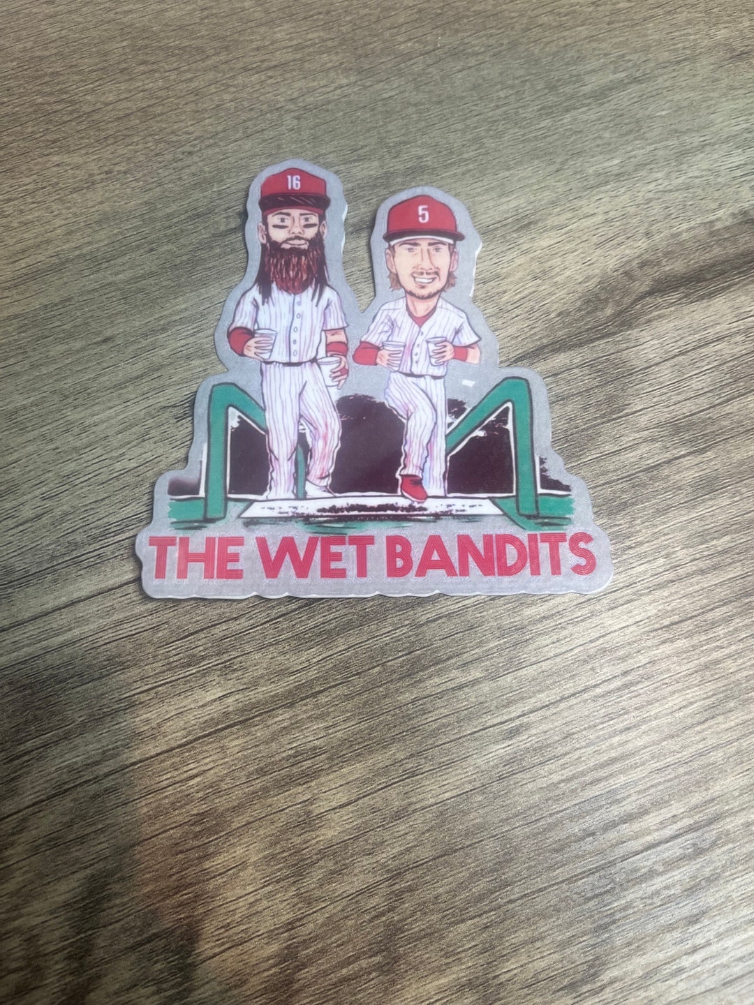 Phillies Wet Bandits Brandon Marsh Bryson Stott Sticker Decal- Philly ...
