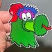 Philly Phanatic Sticker Decal- Philly Sports Team Sticker Philadelphia ...
