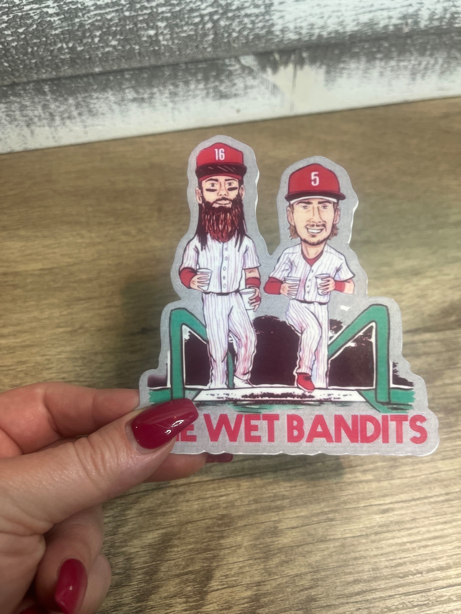 Phillies Wet Bandits Brandon Marsh Bryson Stott Sticker Decal- Philly ...