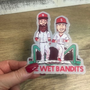 Phillies Wet Bandits Brandon Marsh Bryson Stott Sticker Decal- Philly ...
