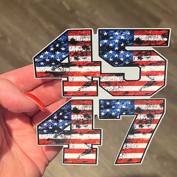 Trump Stickers 45 47 - Etsy