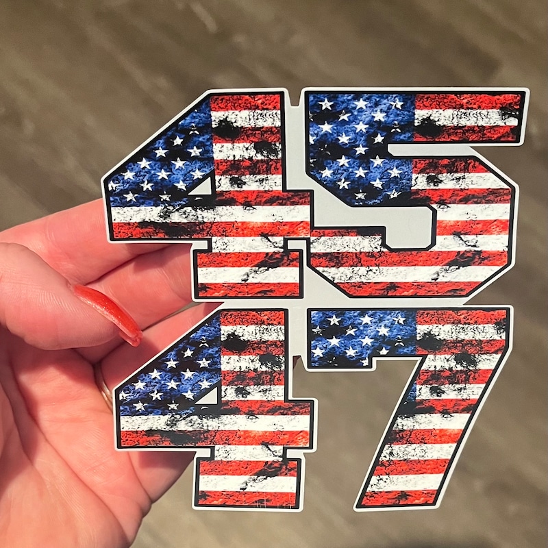 Trump 47 Sticker - Etsy