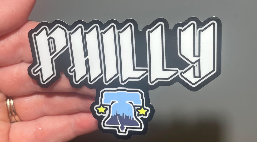 Philly Connect Phillies Liberty Bell Sticker Decal- Philly Sports Team ...