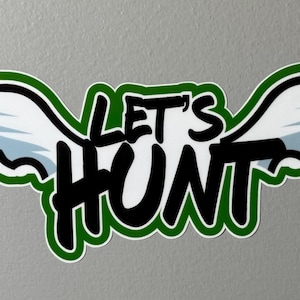 Philadelphia Eagles Custom Lets Hunt Sticker- Vinyl Decal - Etsy