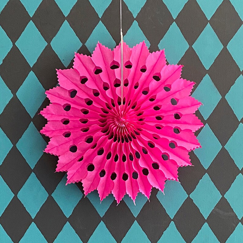 Paper Fan - Pink - Etsy