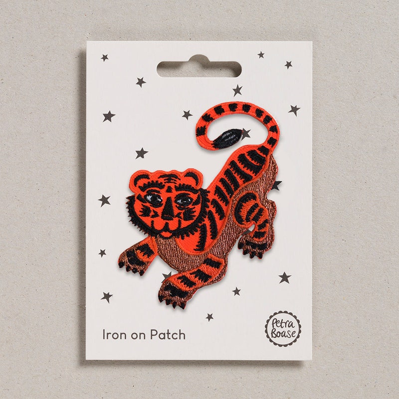 Tiger Patch on Clothes - Etsy UK