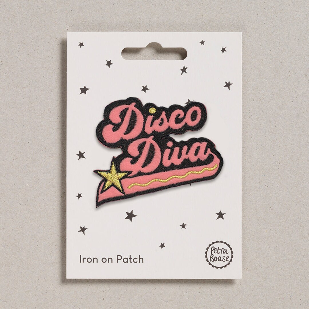 Iron on Patch - Disco Diva - Etsy