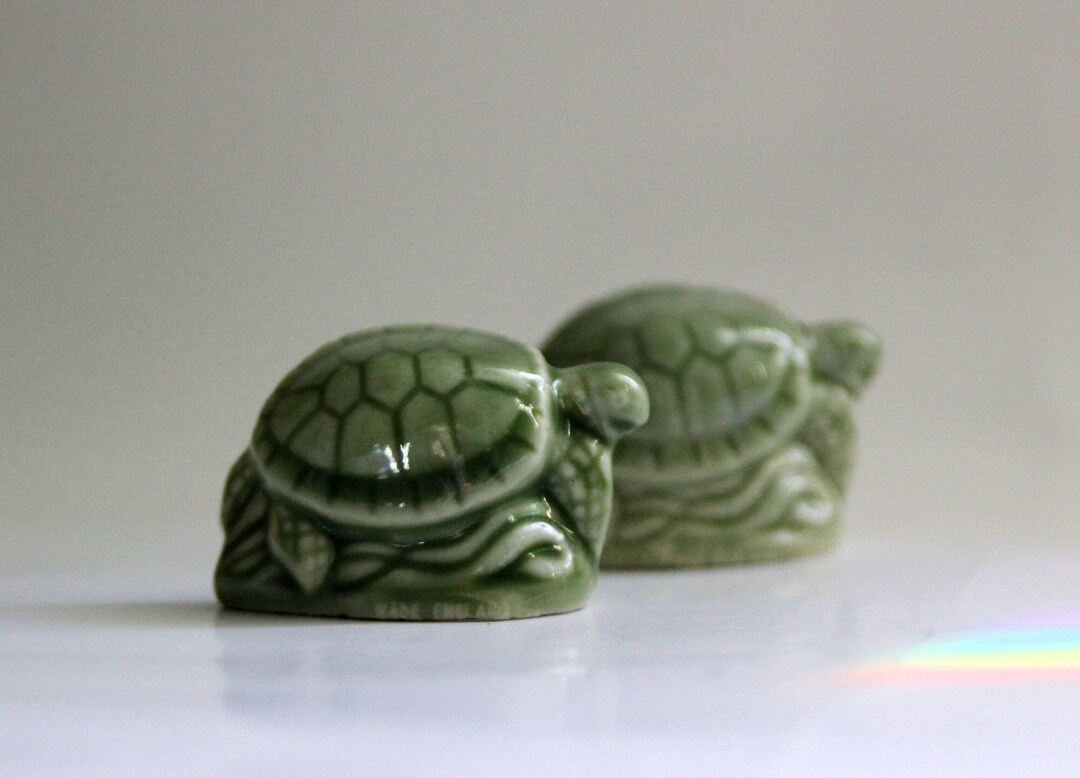 Vintage Wade Whimsies Miniature Pottery Sea Turtle Figurine - Etsy