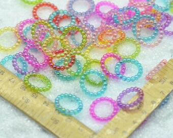 Round Plastic Rings - Etsy