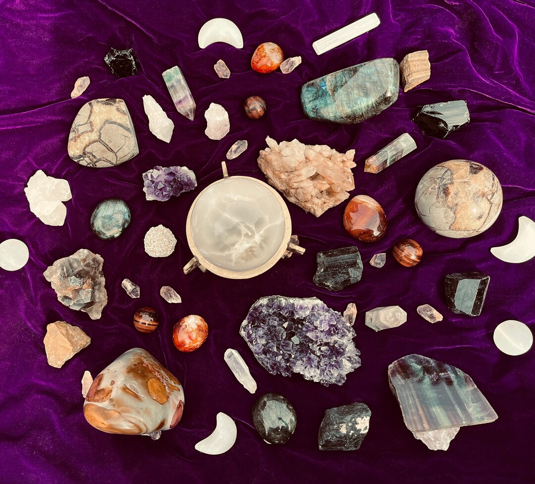 Crystal Mystery Kit ~ Crystal Confetti Witchcraft Collection ~ Healing ...