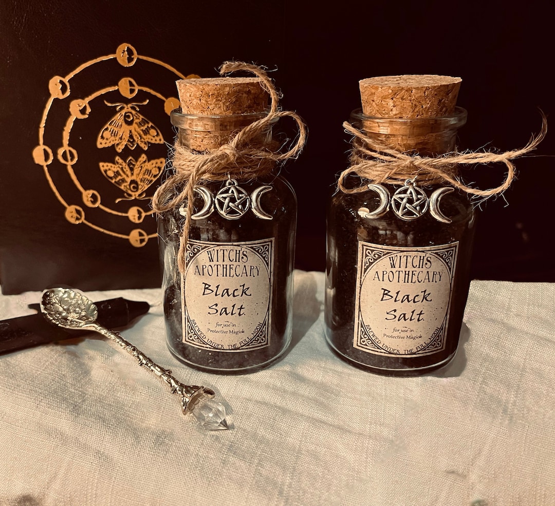 Black Salt ~ Witchcraft Protection ~ Magickal Salt ~ Banishing ...