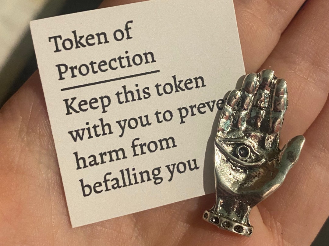 Token of Protection Witchcraft Talisman Wiccan Amulet Charm Hand Eye - Etsy