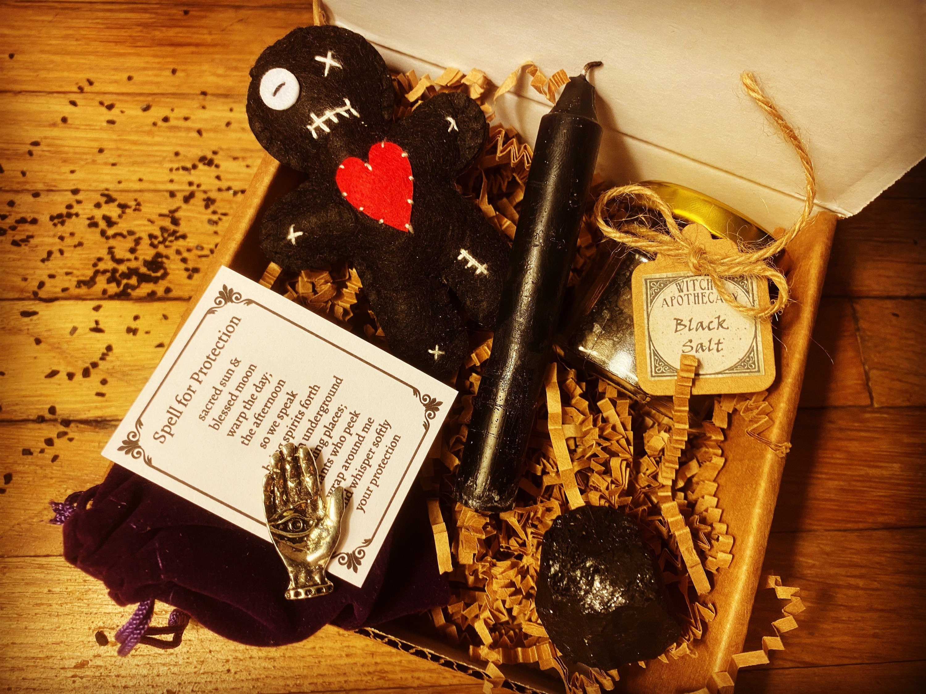 Protection Spell Witchcraft Kit Witch Box Witch Supplies and - Etsy