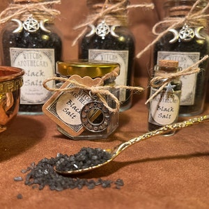 Black Salt ~ Witchcraft Protection ~ Magickal Salt ~ Banishing ...