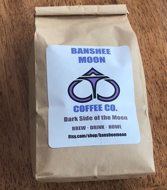 Middle Moon 12 Oz. Banshee Moon Premium Medium Roast Coffee - Etsy Canada
