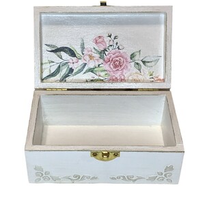 Pretty Wooden Decorative Box, Home Decor Storage Box, Pretty Decorative ...