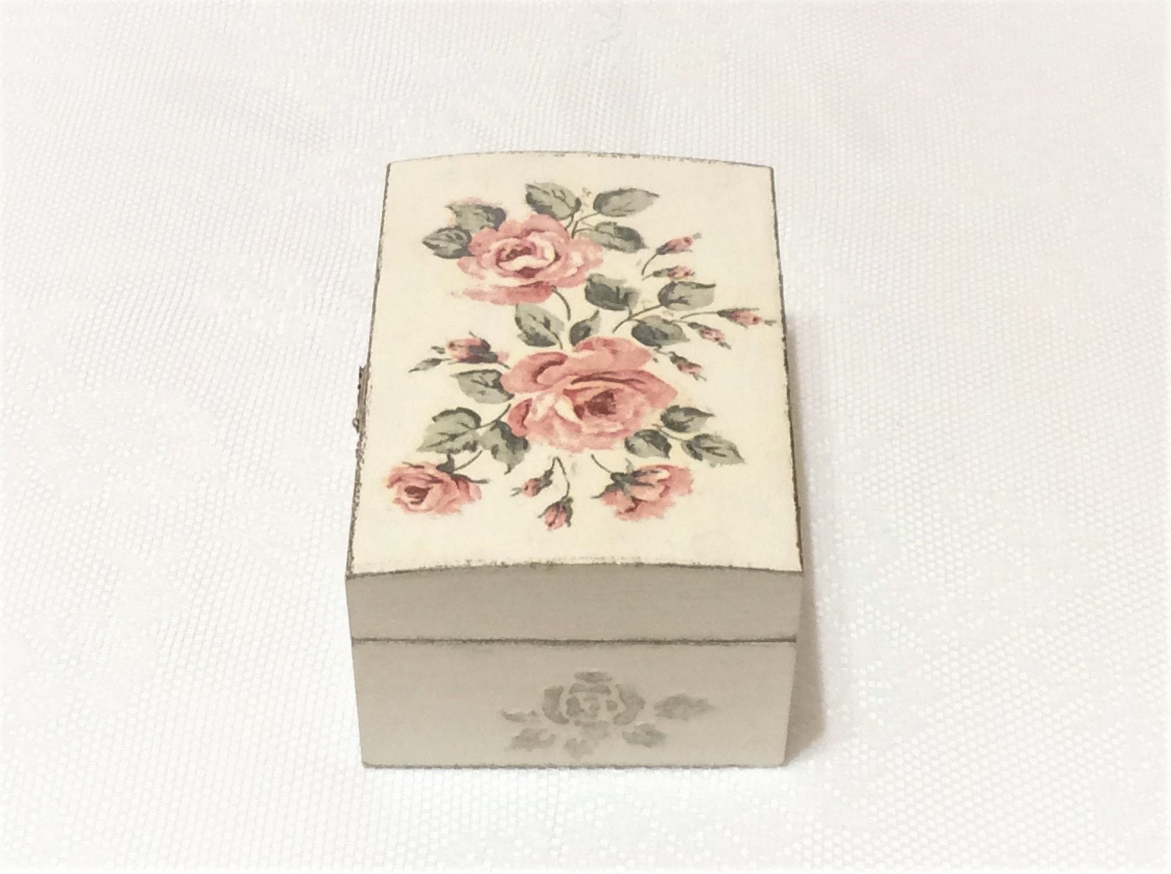 Wooden Trinket Box Pretty Jewelry Box Handmade Keepsake Box - Etsy