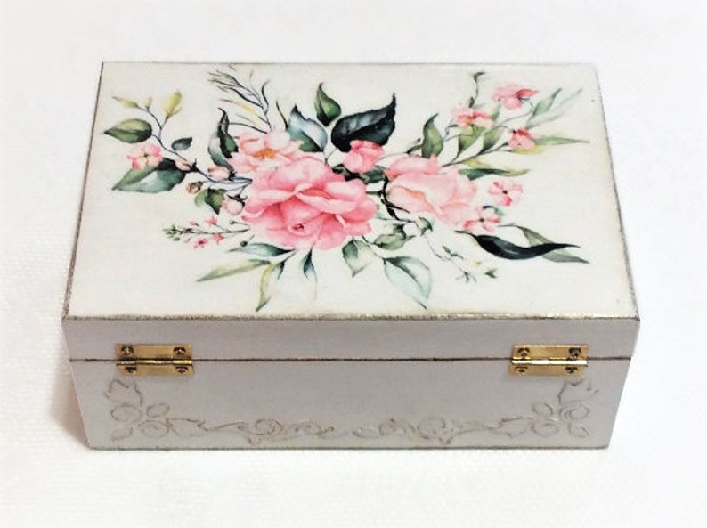 Pretty Wooden Decorative Box Home Decor Storage Box Pretty - Etsy