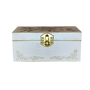 Pretty Wooden Decorative Box, Home Decor Storage Box, Pretty Decorative ...