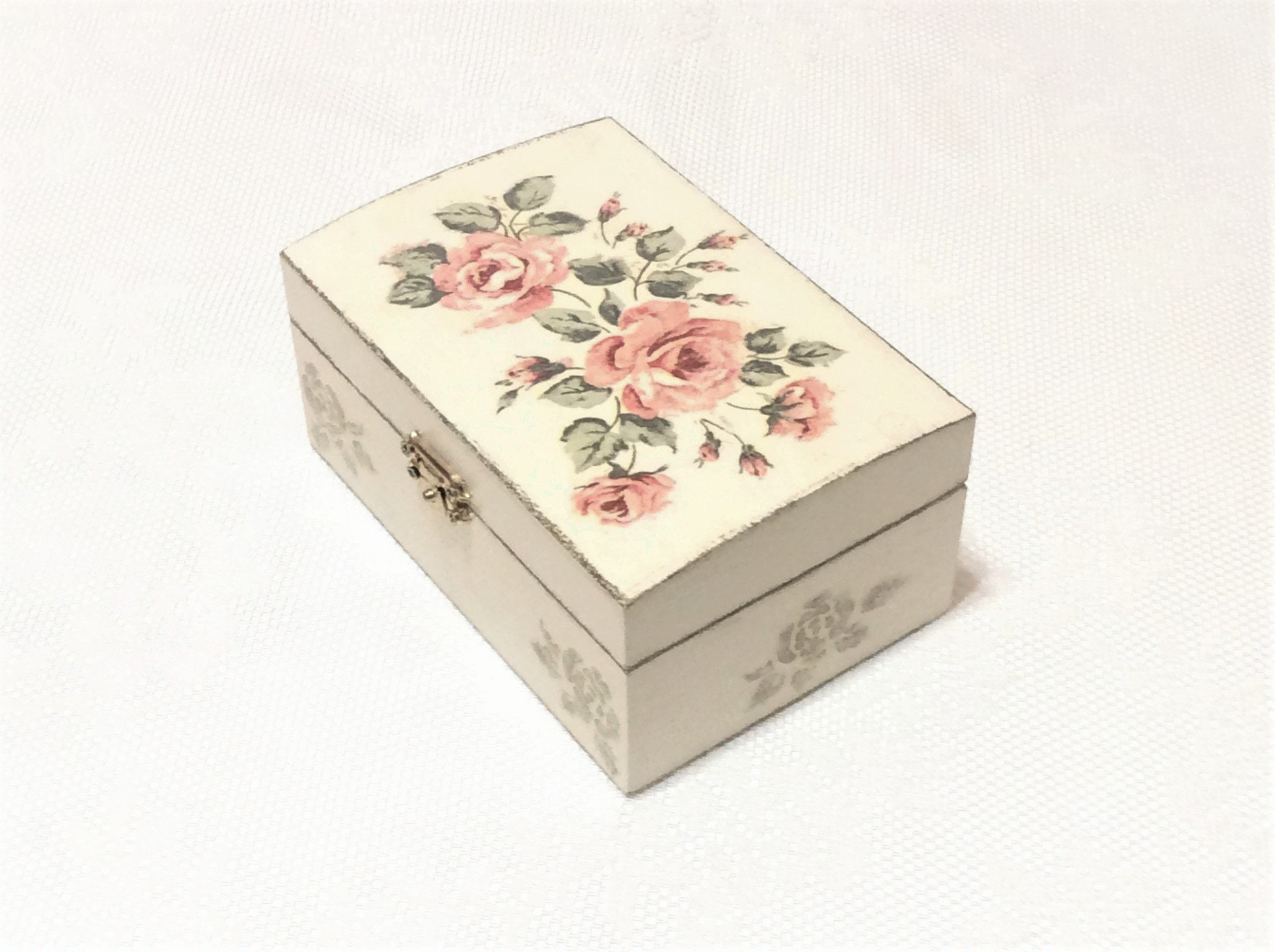 Wooden Trinket Box Pretty Jewelry Box Handmade Keepsake Box - Etsy