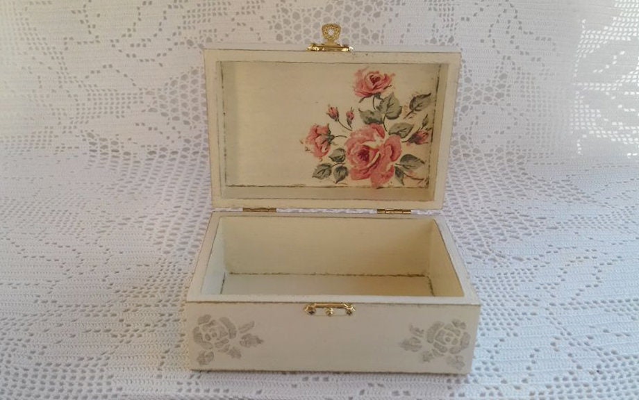 Wooden trinket box Pretty jewelry box Handmade keepsake box | Etsy