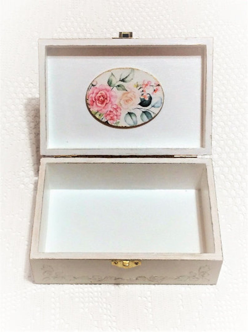 Pretty Wooden Decorative Box Home Decor Storage Box Pretty - Etsy