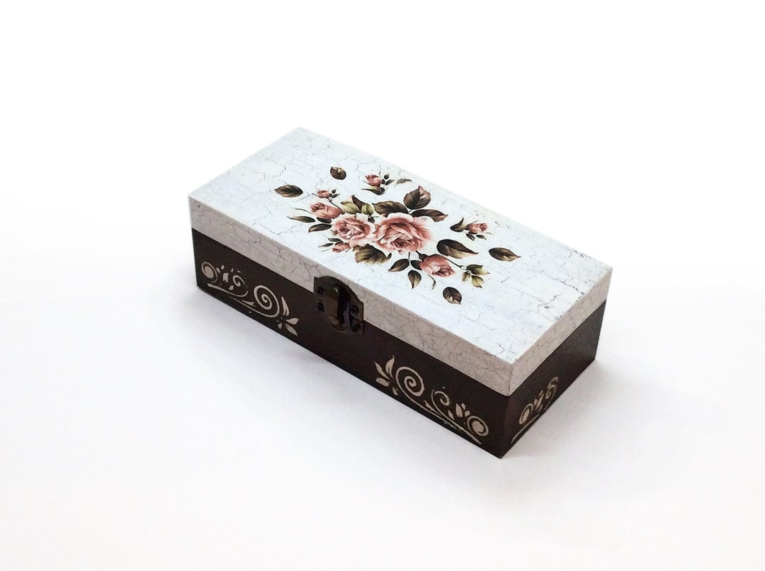 Wooden Jewelry Box, Decoupage Keepsake Box, Home Decor Boxes - Etsy