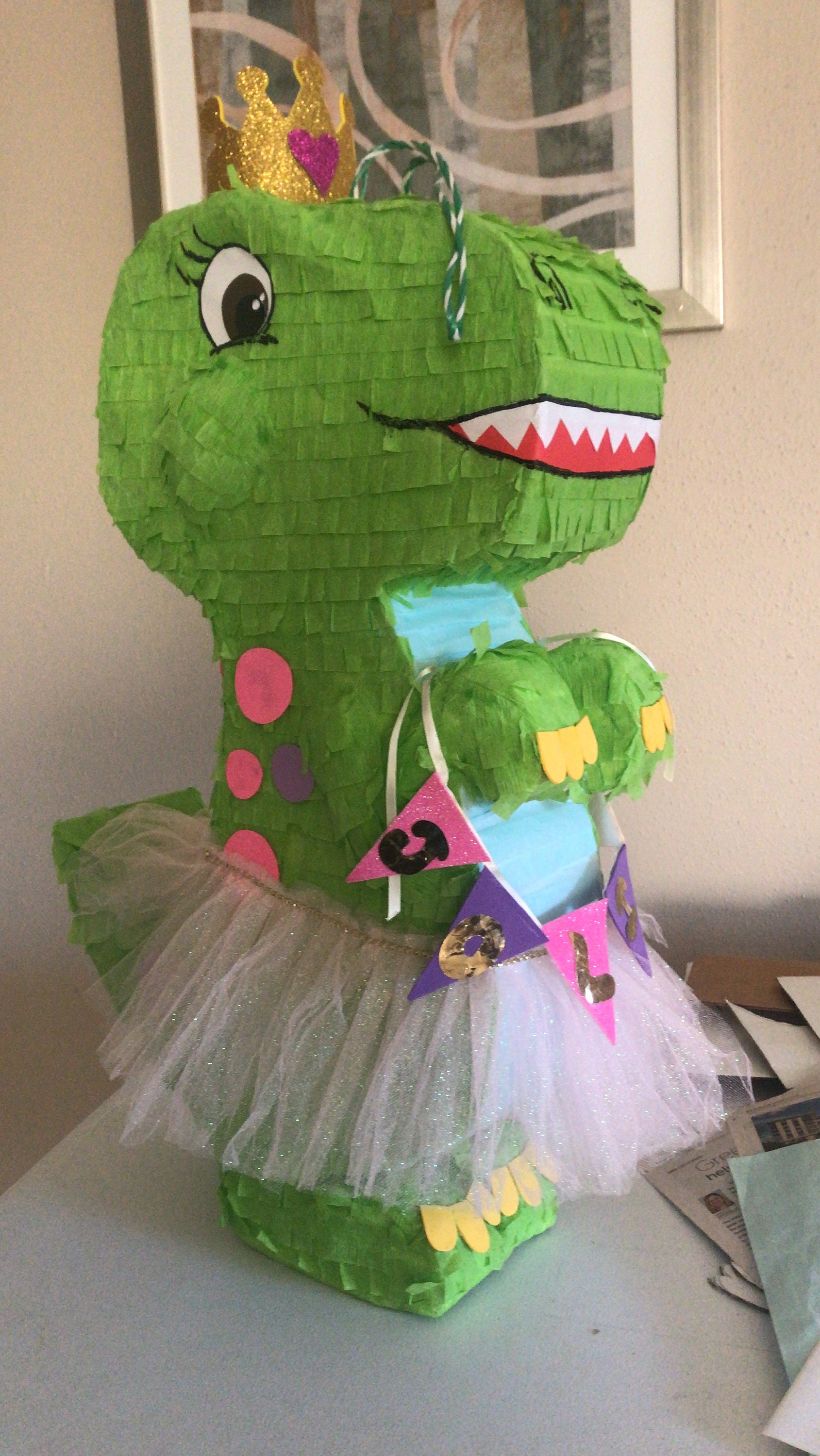Pinata Dinosaurio - Etsy